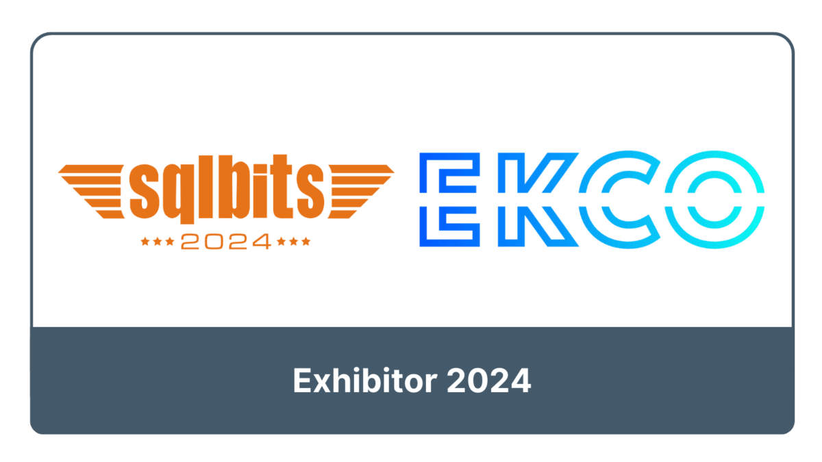 Ekco sponsors SQLBits in Farnborough, UK | Ekco